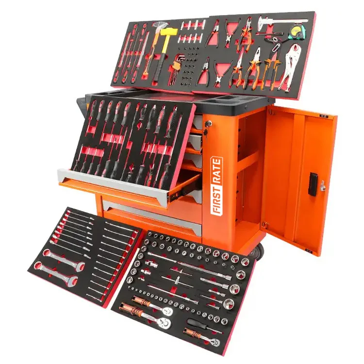 5 Drawers Tool Cabinet Workshop Tool Trolley And Box With Hand Tools ...