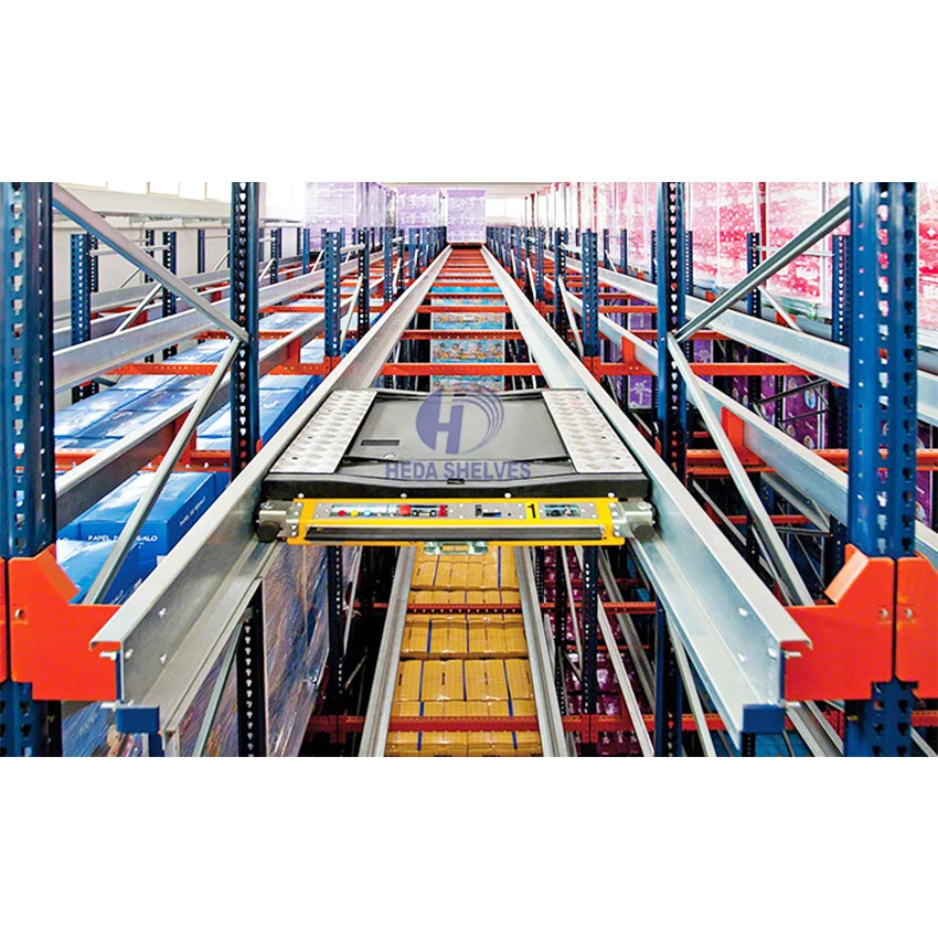 Pallet Shuttle Racking System Warehouse Rack Automatic 4-Way Shuttle ...