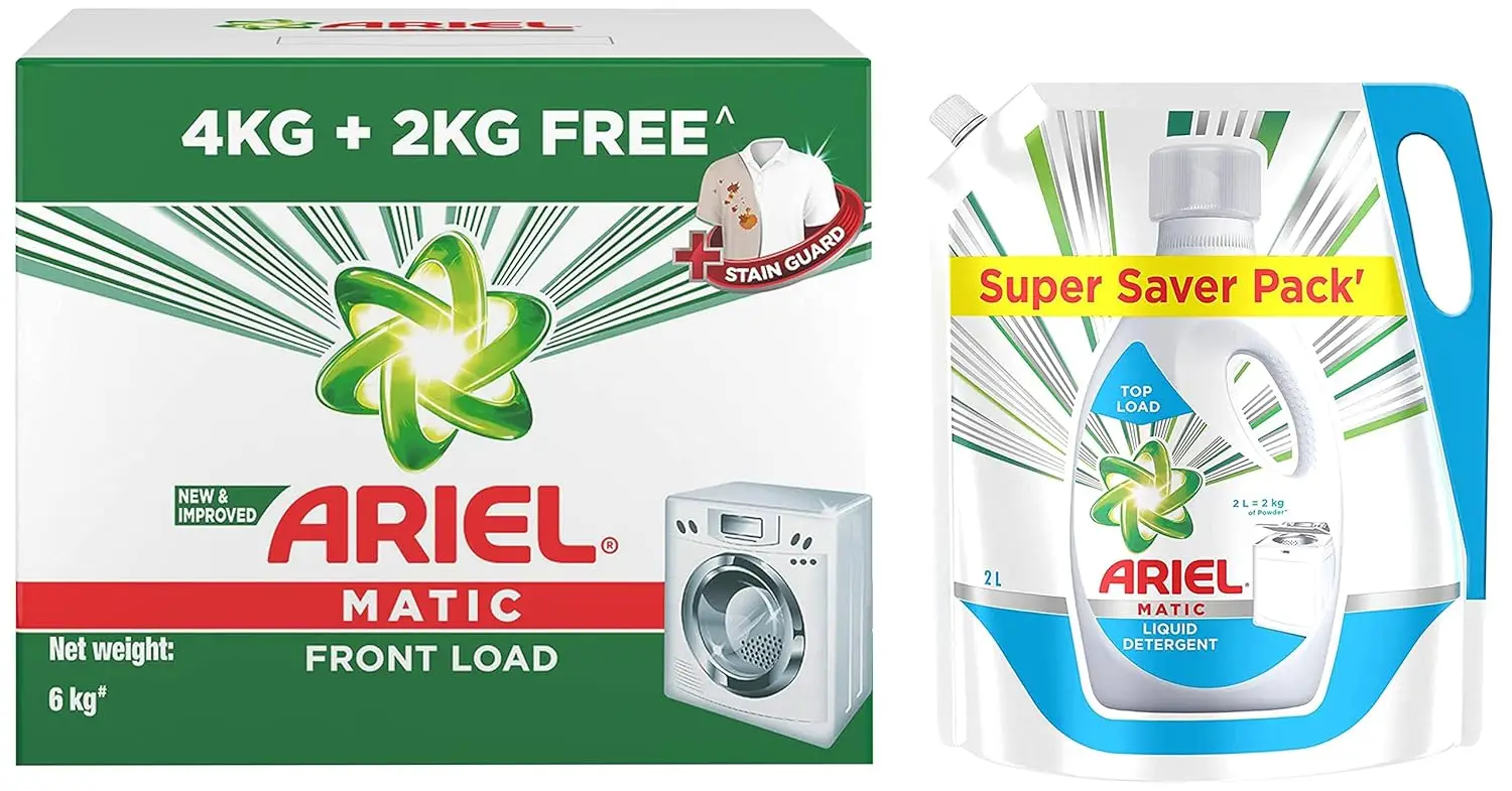 Ariel Matic Washing Machine Detergent Powder 2kg 4kg 5kg - Buy Ariel ...