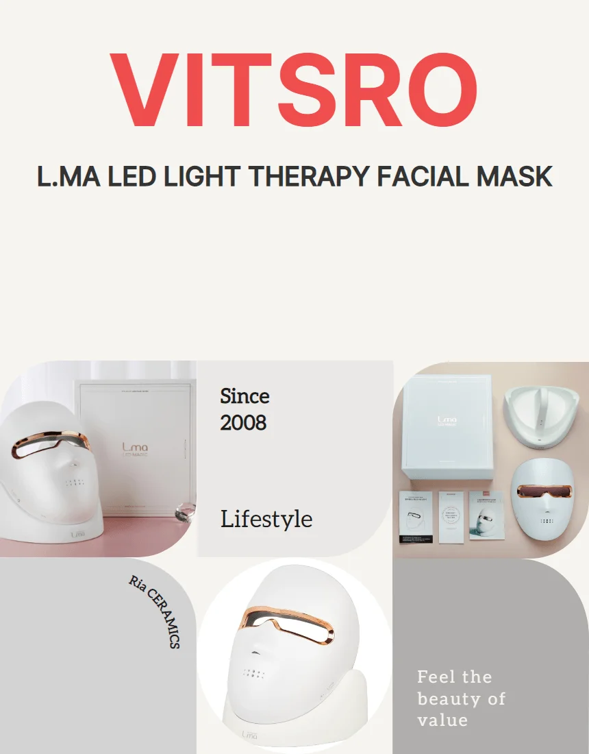 L.ma Led Light Therapy Device Face / Premium Light Therapy / 4 ...