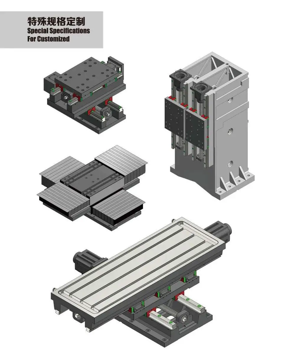 CNC Cross Rectangle Sliding Table - High Resistance CRS5040