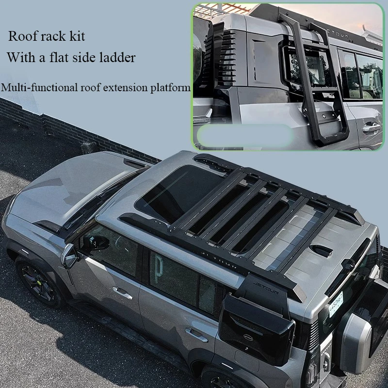 For JETOUR TRAVELER FOLDING LADDER for Jetour Traveler Side Steps for ...