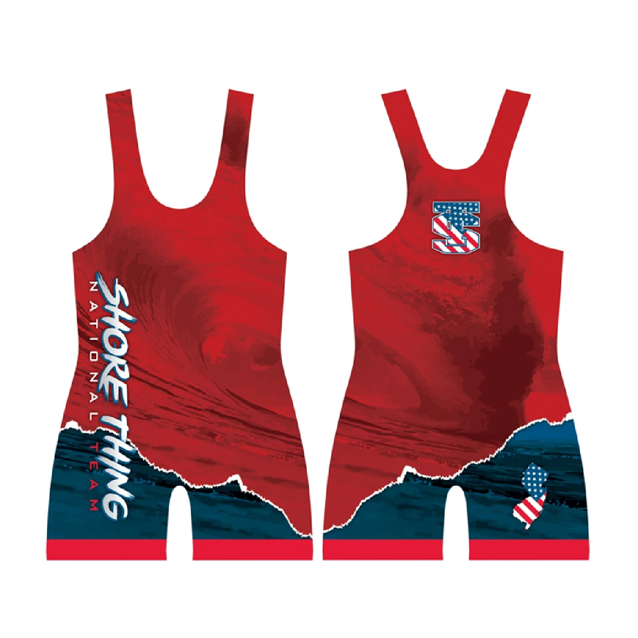 2024 Fighting Weightlifting Wrestling Singlet Custom Powerlifting ...