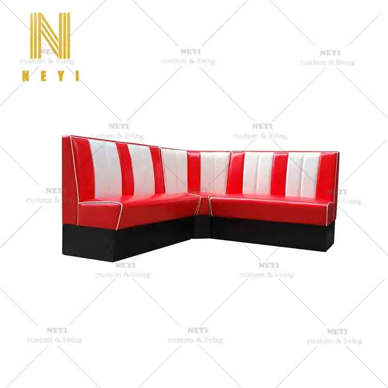 Neyi American Style Leather Corner Sectional Combination U Shape Semi ...