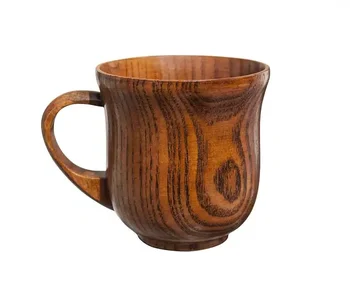 Natural Colored Design Wood Mug Best Indoor Decor Unique Material ...