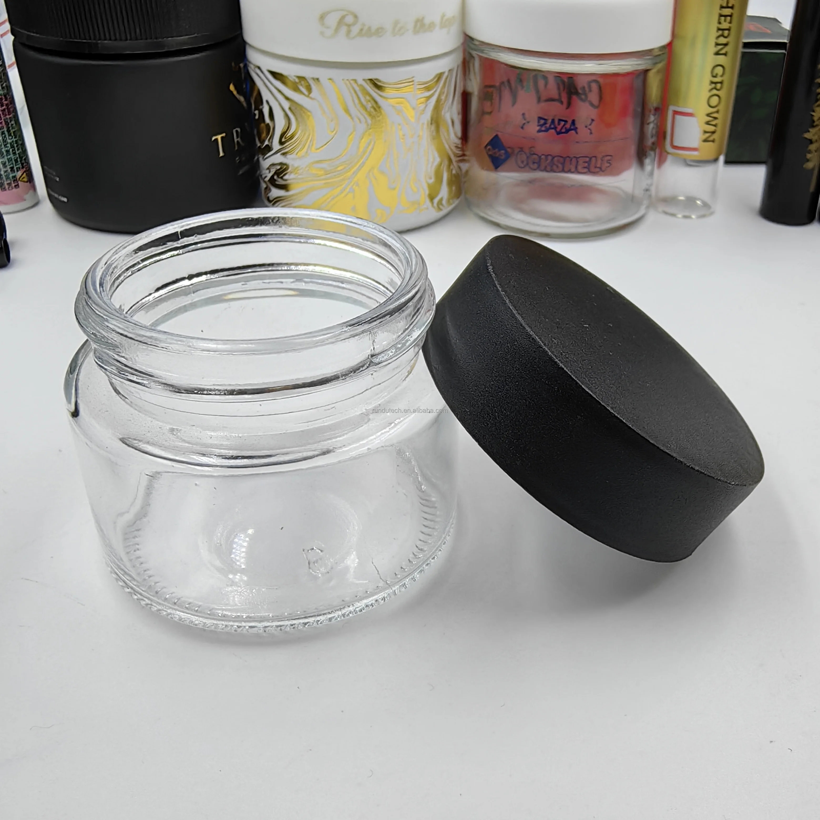 1oz 2oz 3oz 4oz Custom Design Flower Stash Smell Proof Container ...