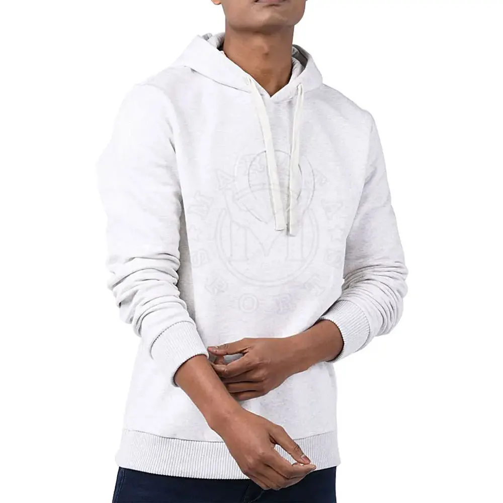 Plain Winter Wear Men Embossed Hoodie Design Your Own Premium Quality ...