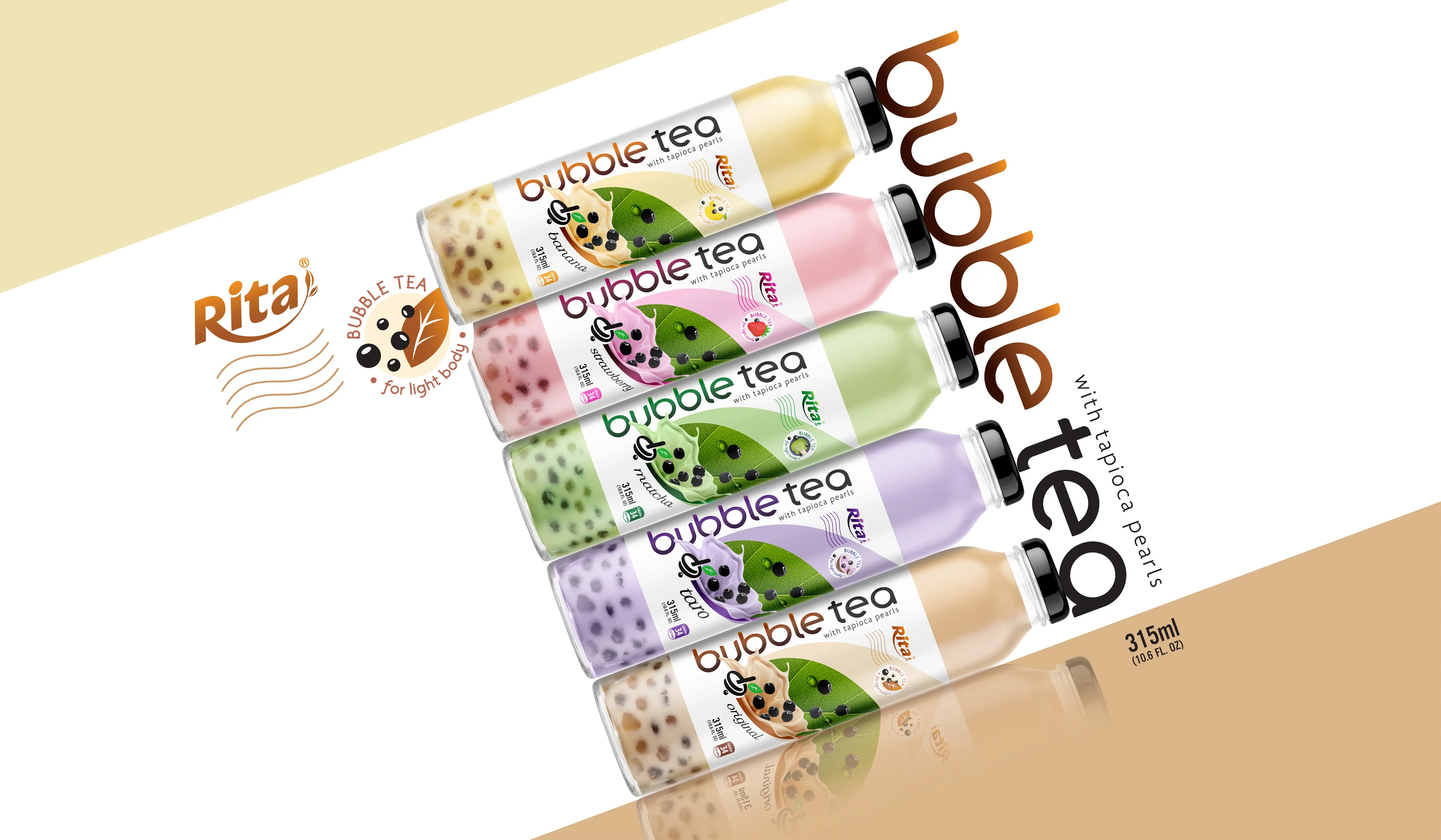 490ml Rita Bubble Milk Tea With Taro Flavor - Wholesale Canned Beverage ...