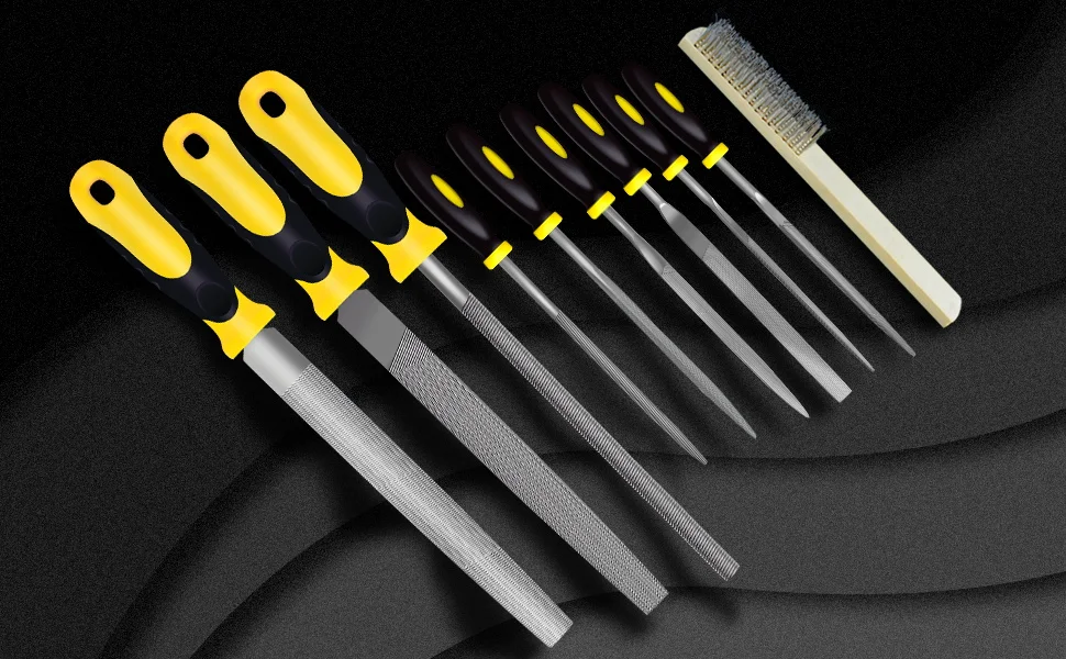 Small Hand Metal File Set, 6.3in, 5pcs, Strength Alloy Steel Needle ...