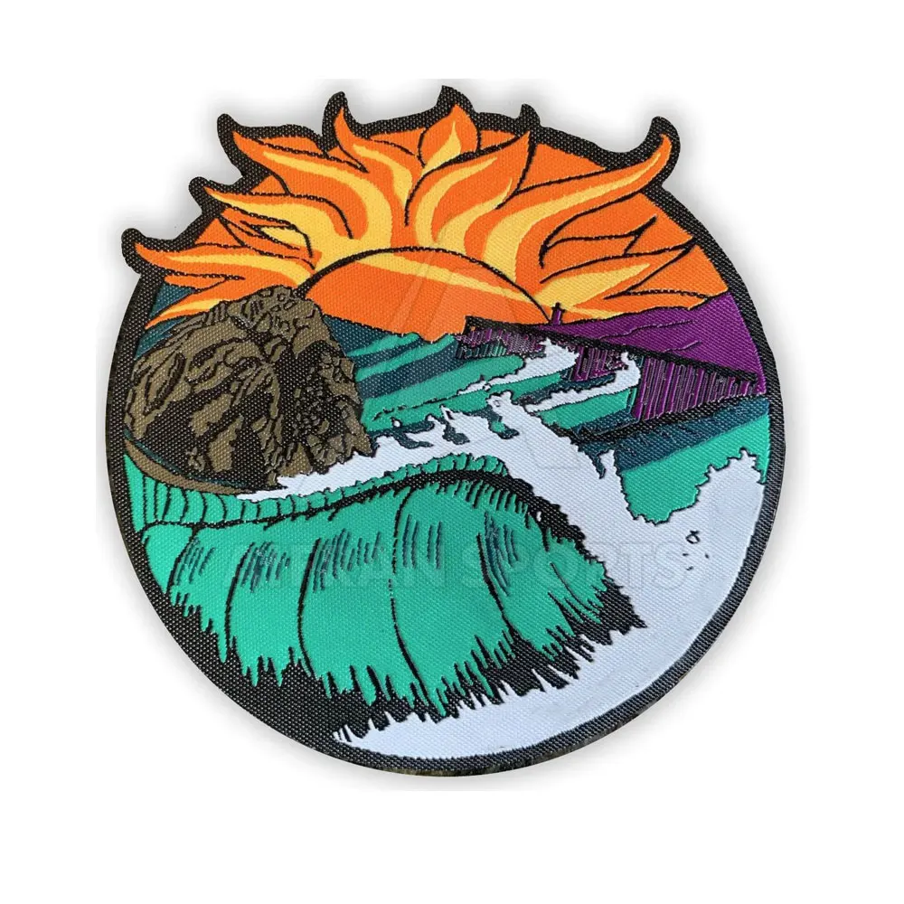 High Quality Custom Woven Patches Whole Sale Price Woven Iron On ...