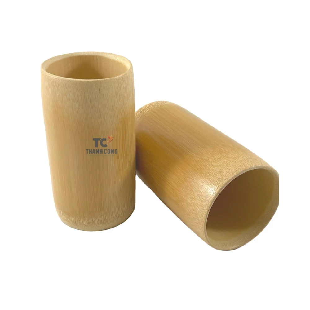 Natural Engraved Bamboo Cups Tea Coffee Mug Eco Friendly Bamboo ...