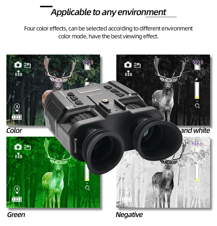 BINOCK NV8000 Night Vision Monocular - 4K Thermal Binoculars with Video ...