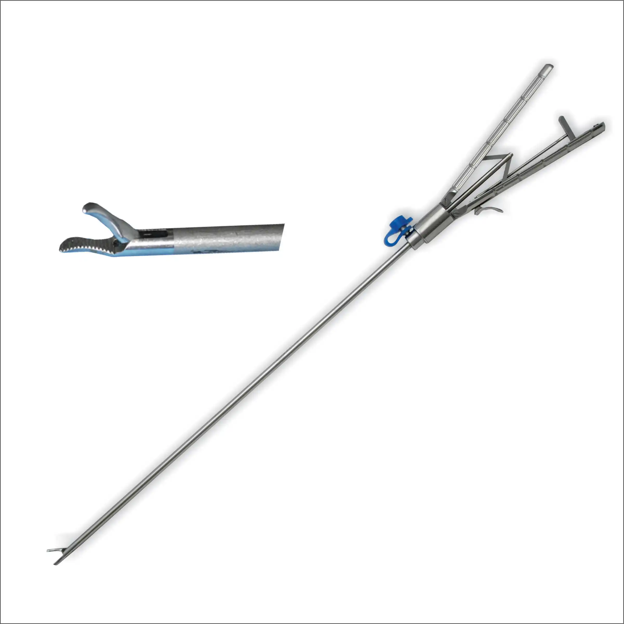Surgical Laparoscopy Laparoscopic Endoscopy Needle Holder V Type Curved ...