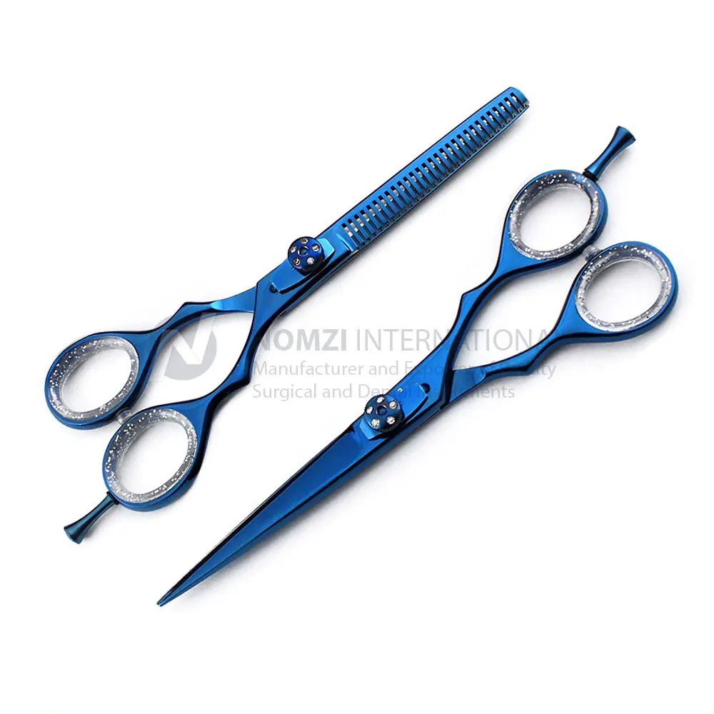 Private Label Hair Cutting And Thinning Scissors Set Stainless Steel ...