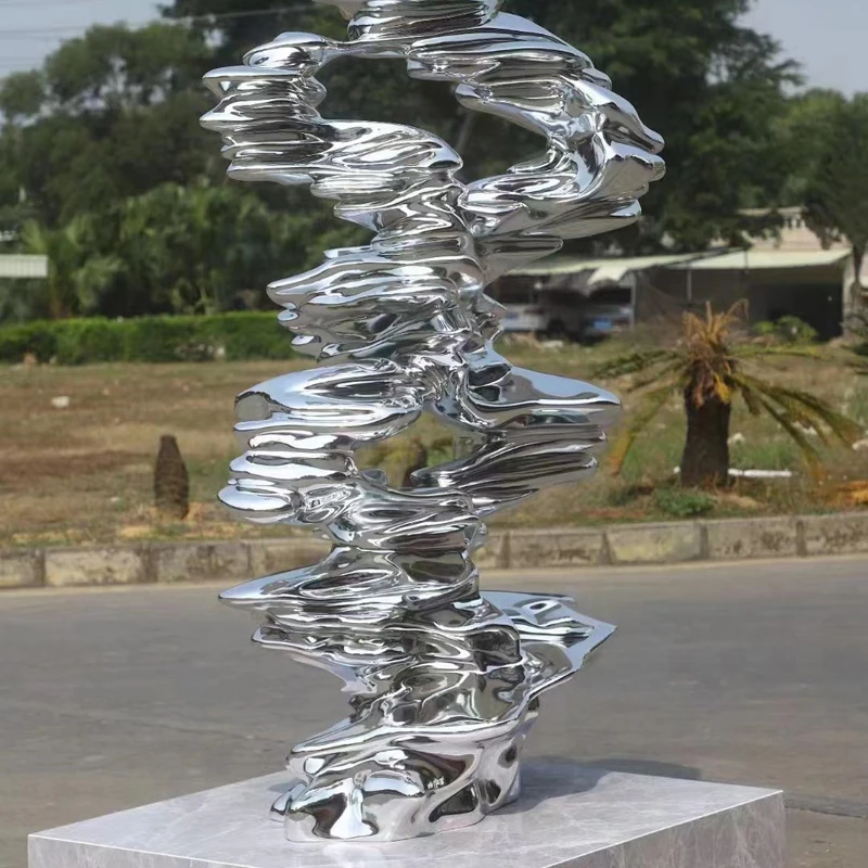 Modern Urban Statue - Large Famous Abstract Art Sculpture