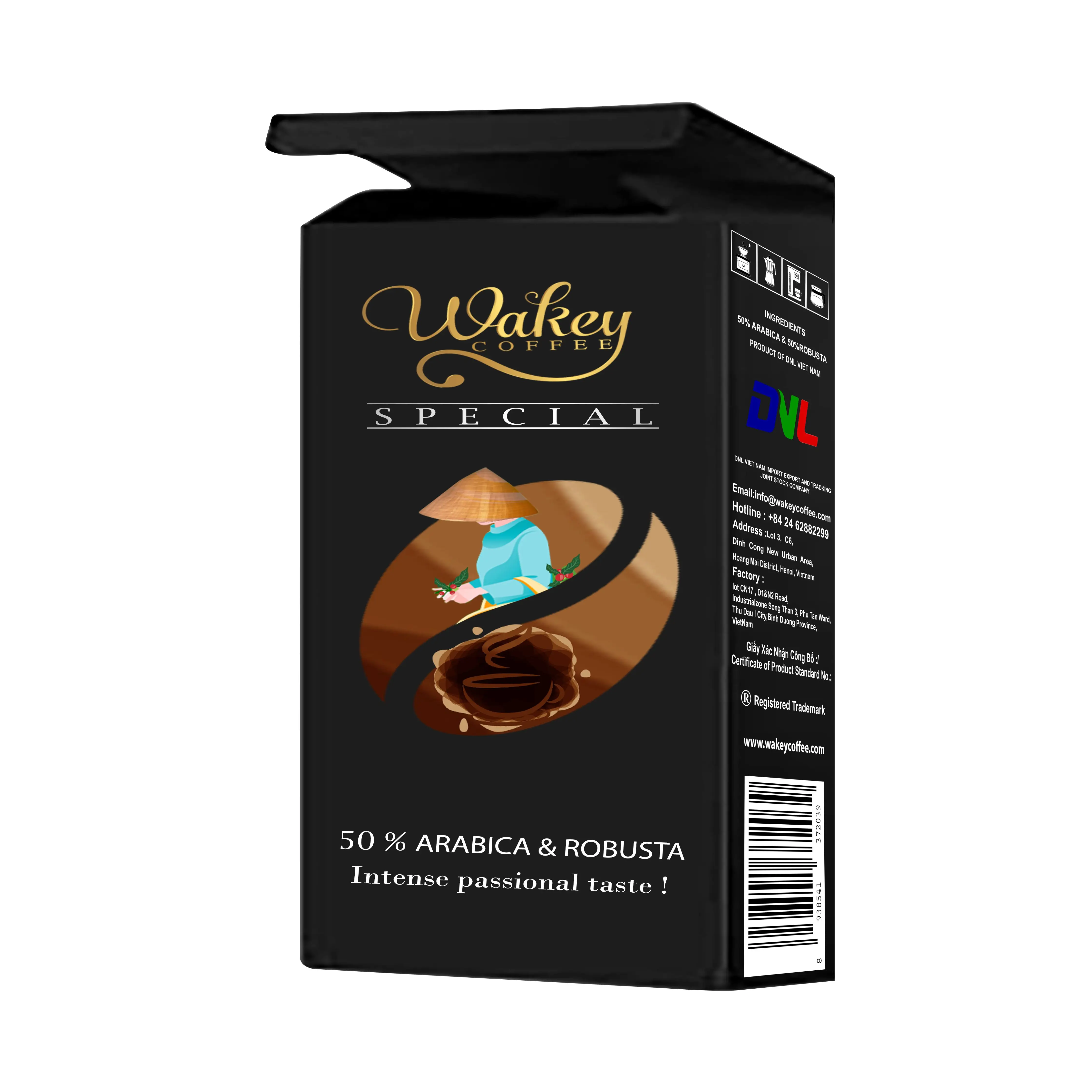 100% Extracted Robusta Coffee Oem Bitter Taste Instant Spray Cream ...