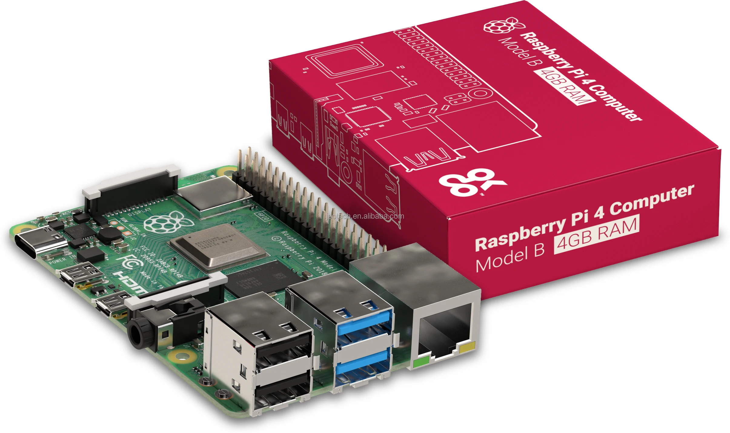 Raspberry Pi 4 Model B 8gb Ram For Diy Raspberry Pi 4b 1gb / 2gb / 4gb ...
