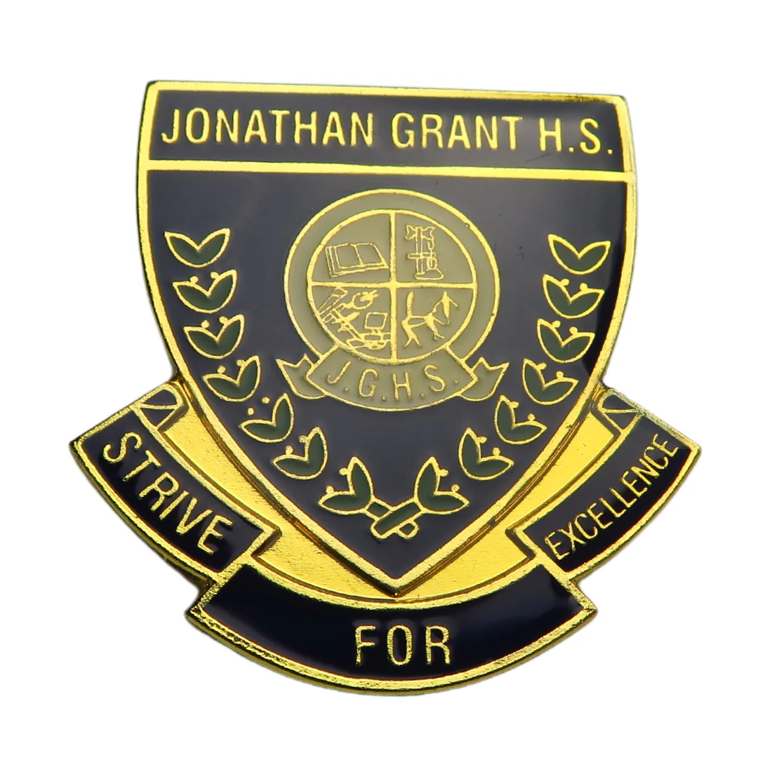 Promotional Graduation Gift Custom Metal Lapel Pin For Junior High ...