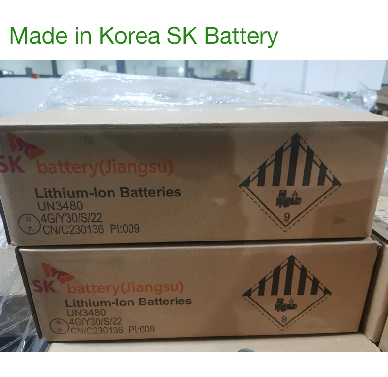 SK 55.6ah 3.7V Lithium Ion Battery - Ideal for Electric Vehicles