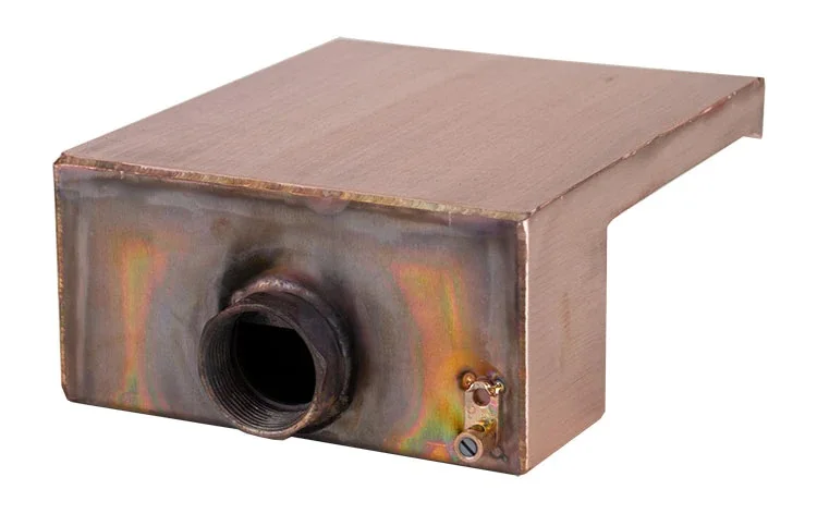 Swimming Pool Copper Metal Waterfall Pool Scupper Home Garden Spillway ...