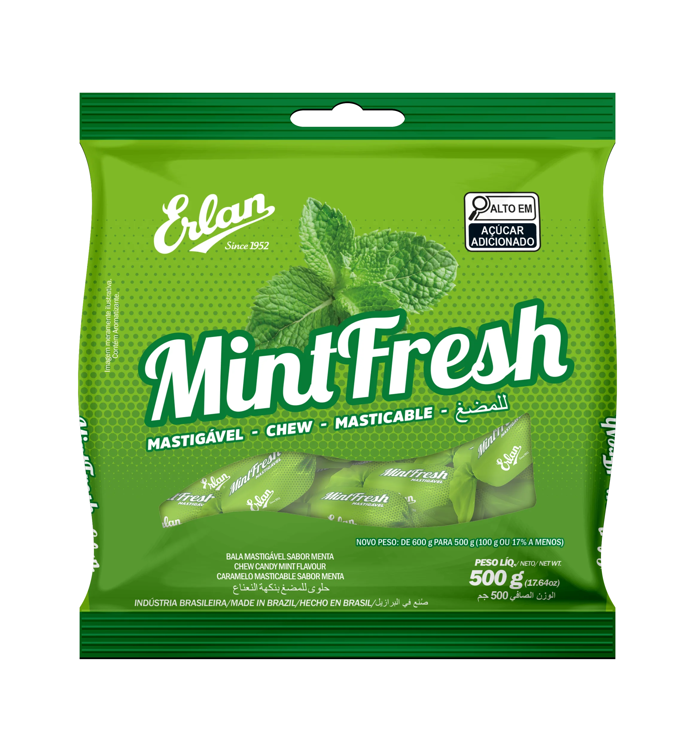 Mintfresh 500g Chewy Candies Refreshing Mint-flavored Hard Candies In ...