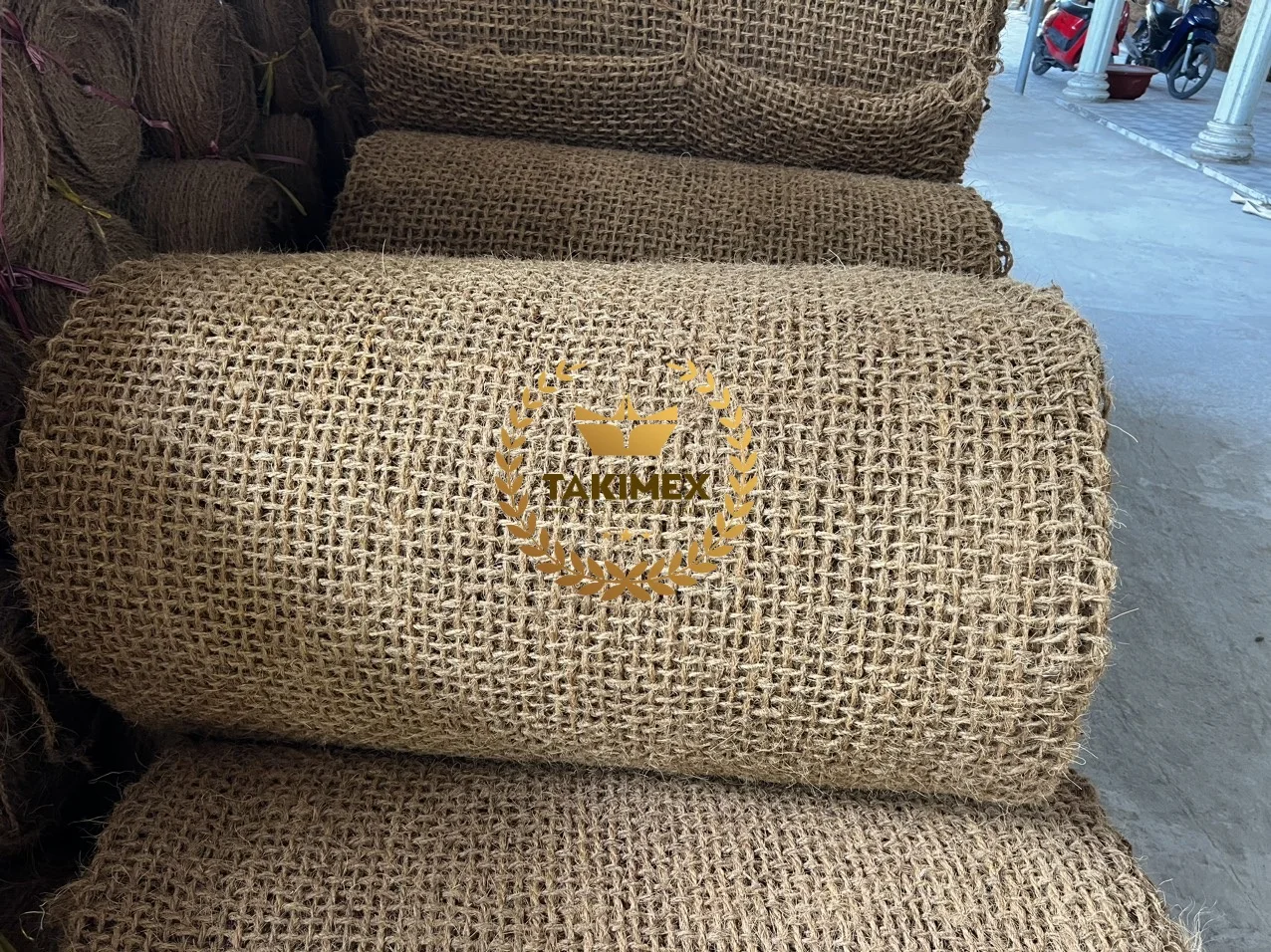 Large Canvas Coconut Coir Sun Car Parking Heavy Duty Triangle Sail ...