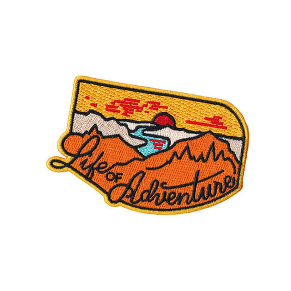 Life-of-adventure-patche Logo Patch With Hook Attach For Hats Vest Gear ...