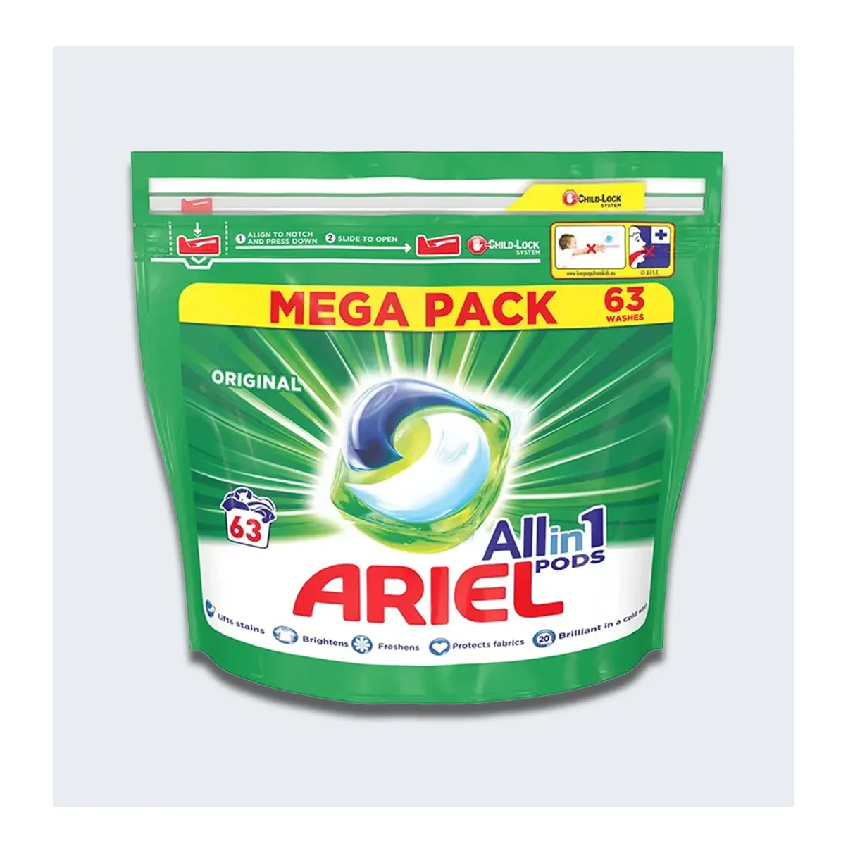 Ariel 3-in-1 Pods Colour And Style Washing Liquid Capsules,114 Washes ...