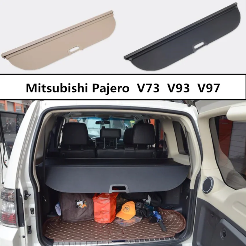 4x4 Car Interior Accessories Car Rear Parcel Shelf Cargo Cover for Mitsubishi Pajero V93 V97 V73 ...
