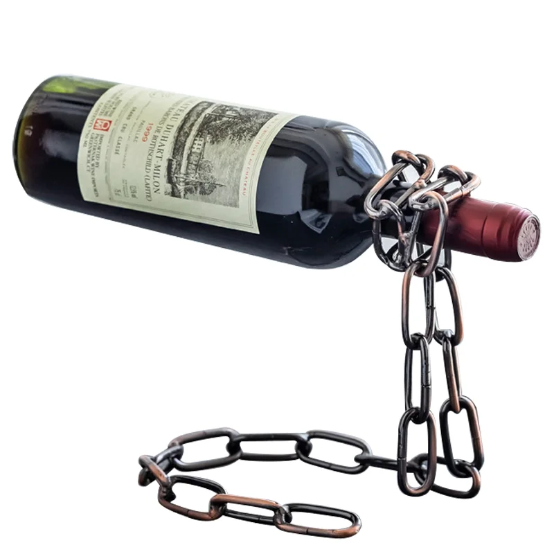 Hot TPWHL Novelty Magic Suspension Iron Decor Link Chain Spilled Wine ...