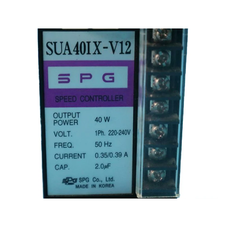 High Quality SPG SUA40IX-V12 40W Industrial Motor for Diverse Uses