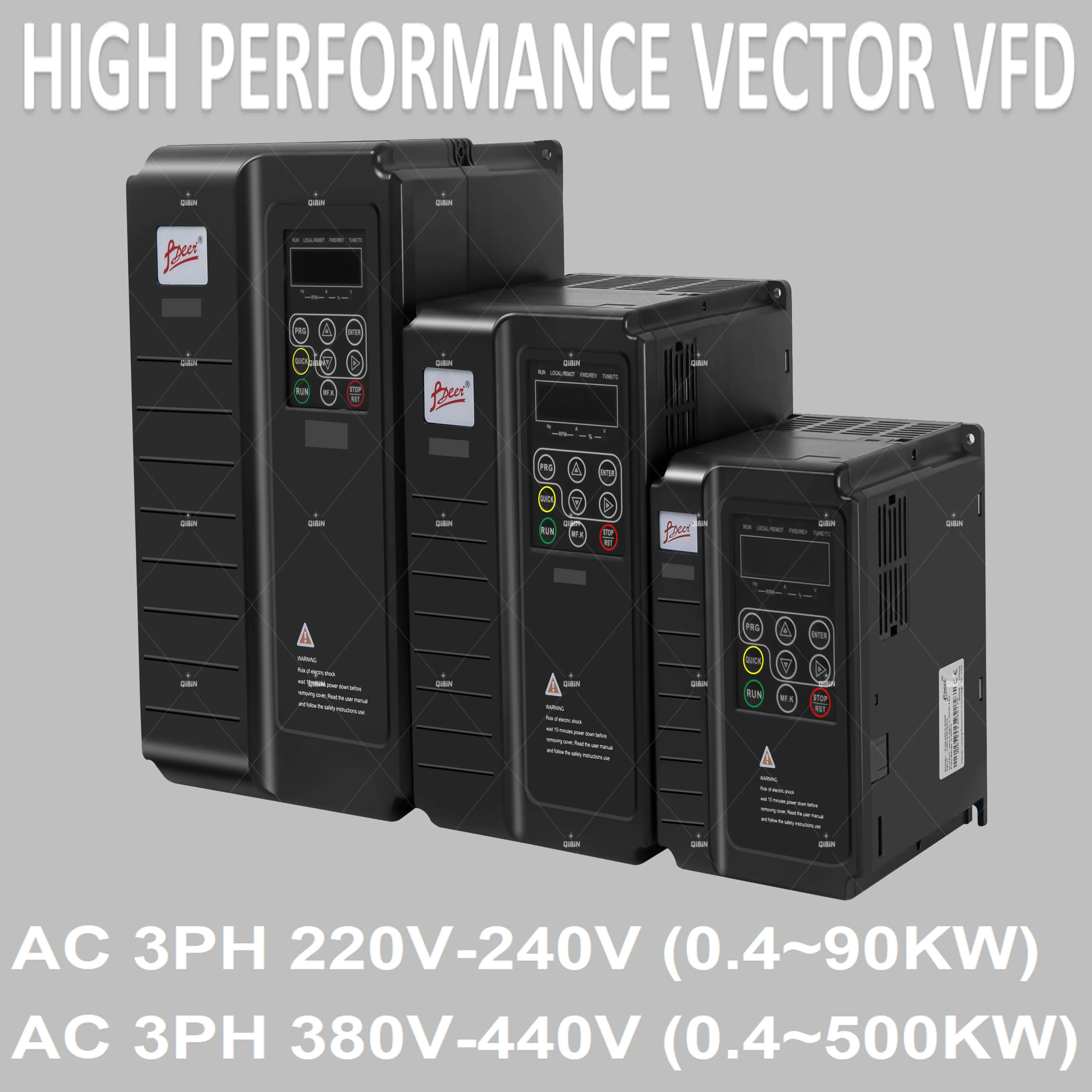 Frequency Inverter Motor Control Vfd High Performance Inverter Vector - Buy Frequency Inverter ...