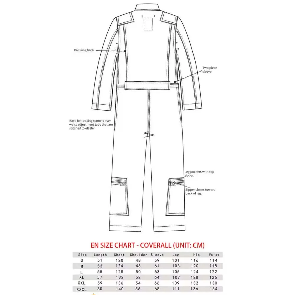 Flame Resistant Flying Wear Suit Safety Coverall Fighter Jet Pilot Work ...