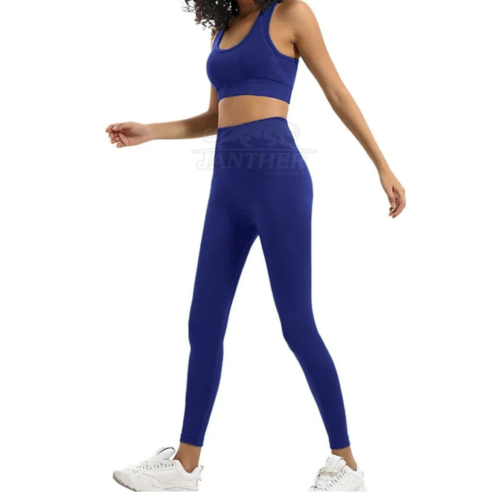 Seamless Fitness Sport Wear High Elastic Women Yoga Set High Bra And Breathable Yoga Leggings ...