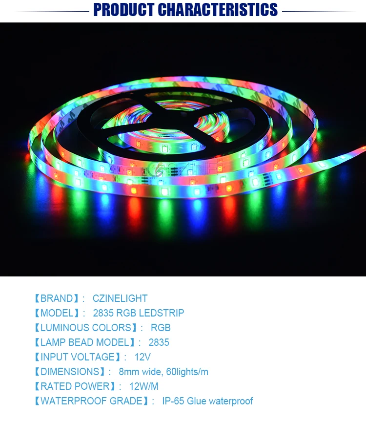 Smd 2835 High Voltage Addressable 12 Watt 60 120 Led 12v 5m Light 3528 ...