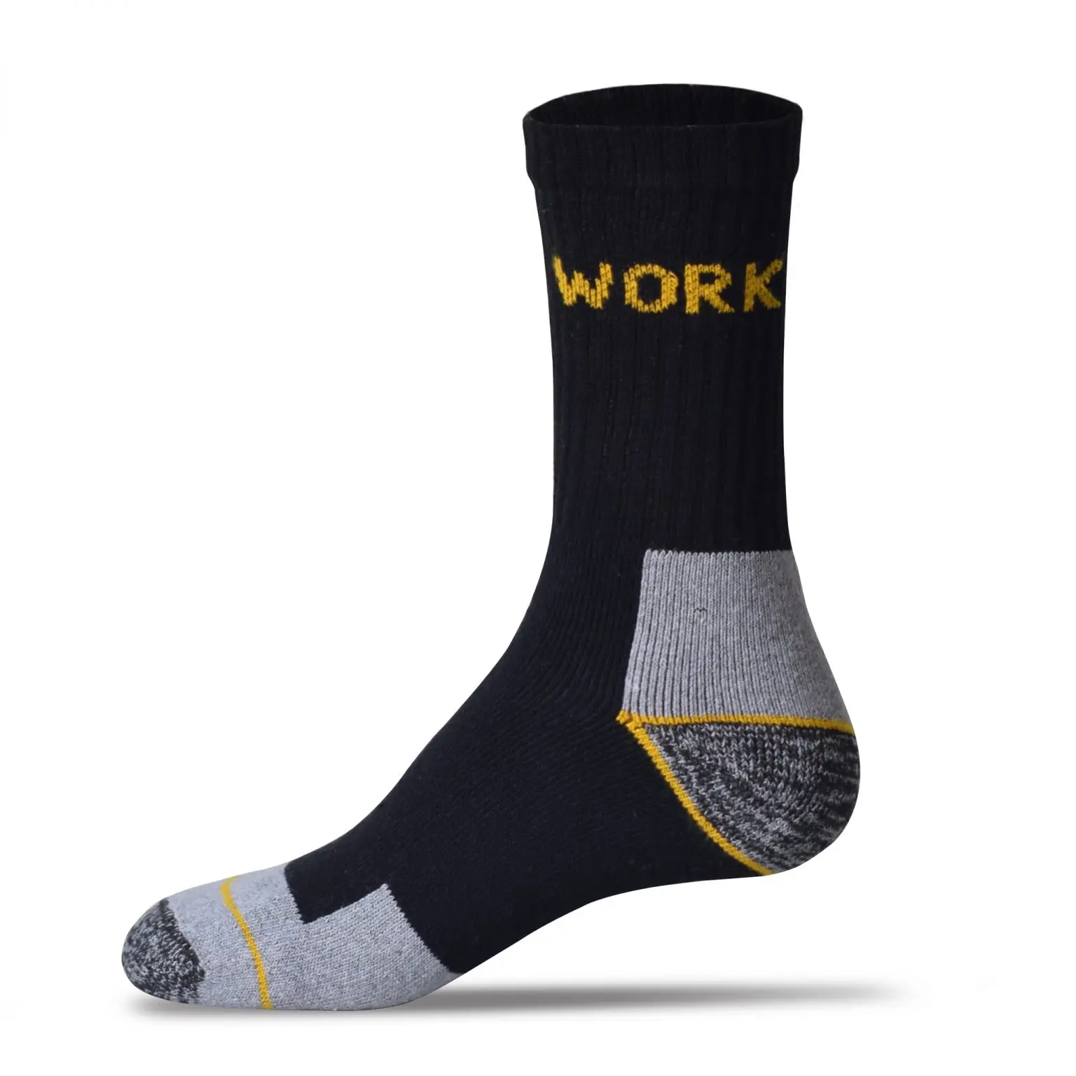 Wholesale Men's Cushioned Durable Cotton Work Gear Socks