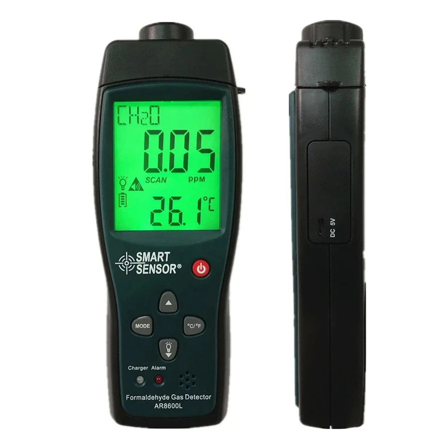 Smart Sensor AR8600L Portable Digital Intelligent Formaldehyde Gas ...