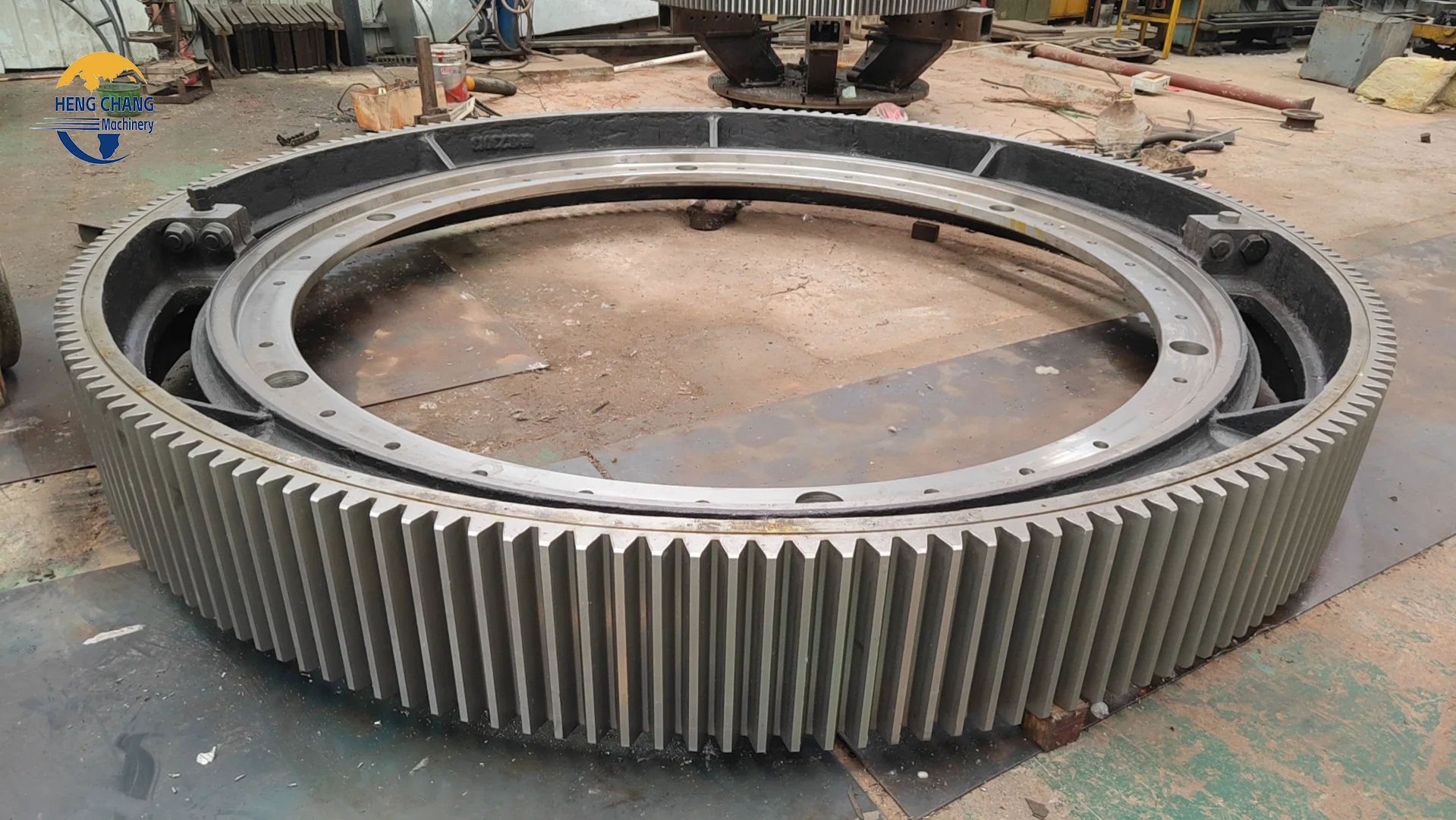 Large Diameter Iron 120c Outer Gear Ring With 18 Teeth Large Custom ...