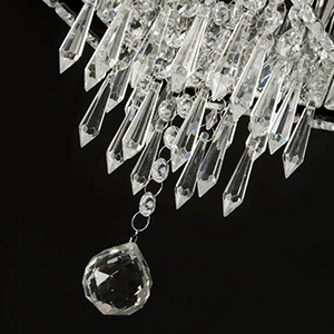 13'' Modern Led Chandelier Ceiling Light With Multilayer Crystal,Square ...