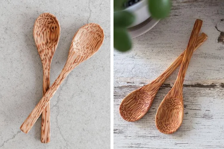 Eco Friendly 2024 Dinnerware Set Coconut Spoon Fork With High Quality ...