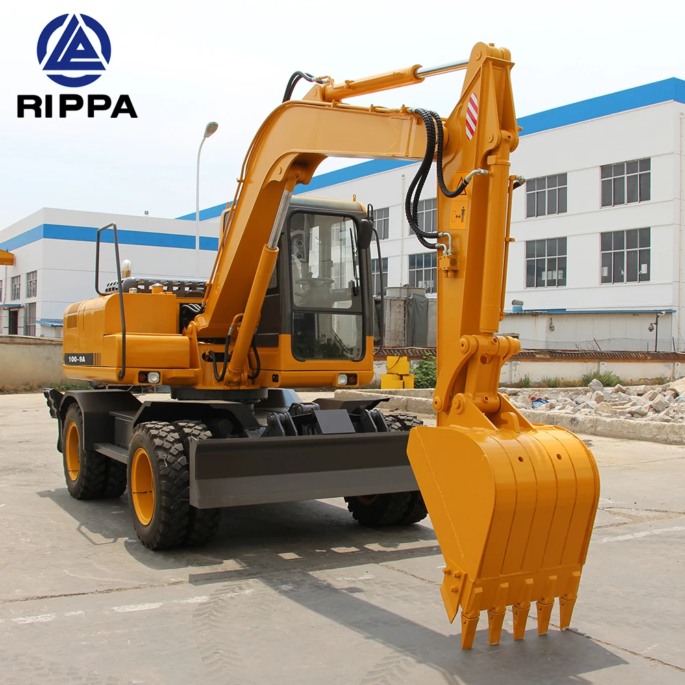 New 10 Ton Small Wheel Excavator For Sale| Alibaba.com