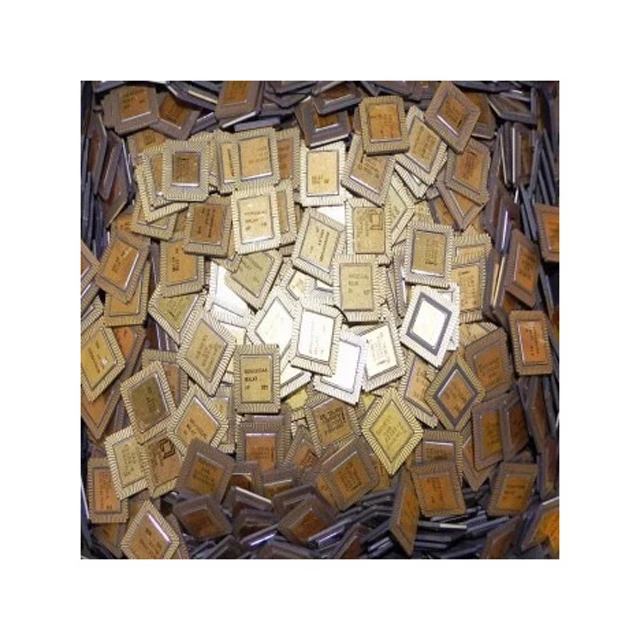 Ceramic Cpu Scrap With Gold Pins/ / Processors Scrap/intel Pentium Pro ...