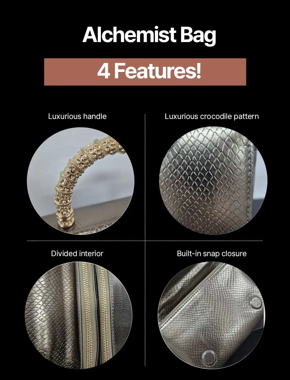 Daily Shoulder Bag Handbags Alchemy Bag Luxury Unique Solid Shape Bags ...