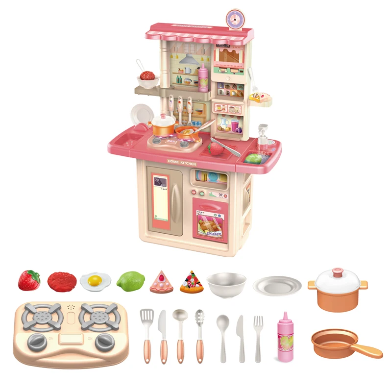 86cm Kitchen Set for Kids - Fun Playhouse Cooking Tools