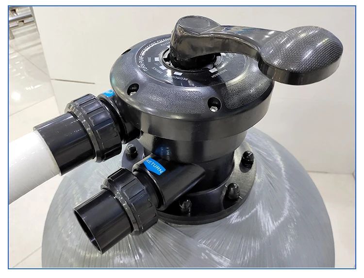 Sand Filter Filtration Pump Combo Fiberglass Automatic Backwash Pool ...