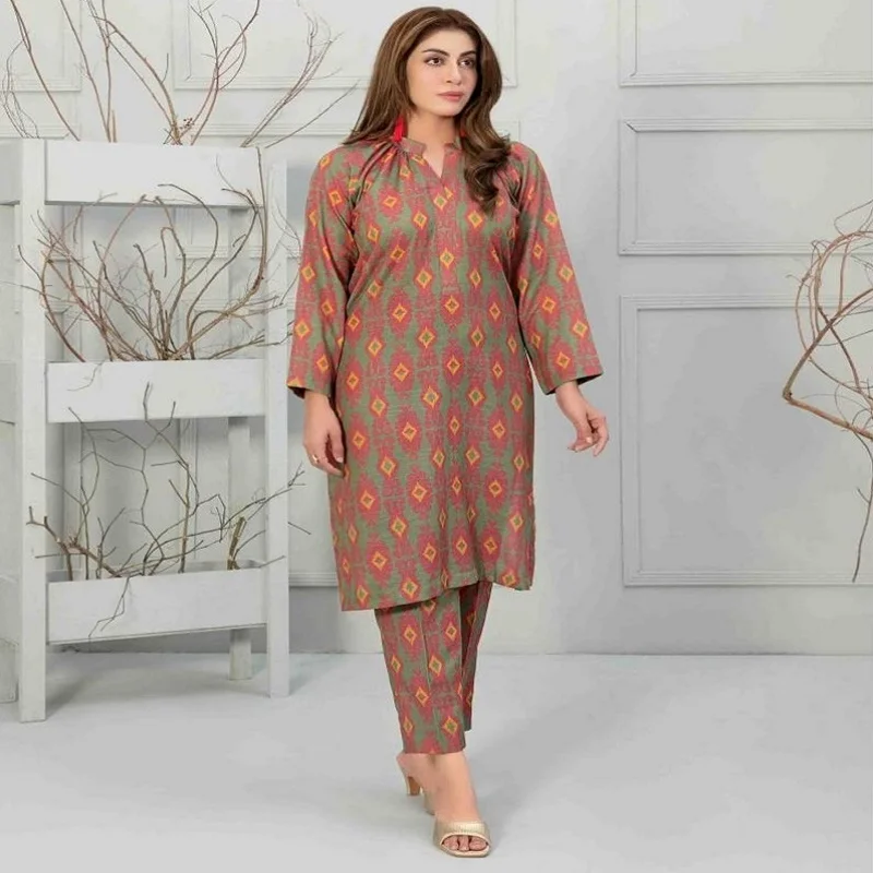 Pakistan And Indian Clothing Shalwar Kameez Suits On Khaddar Fabric ...