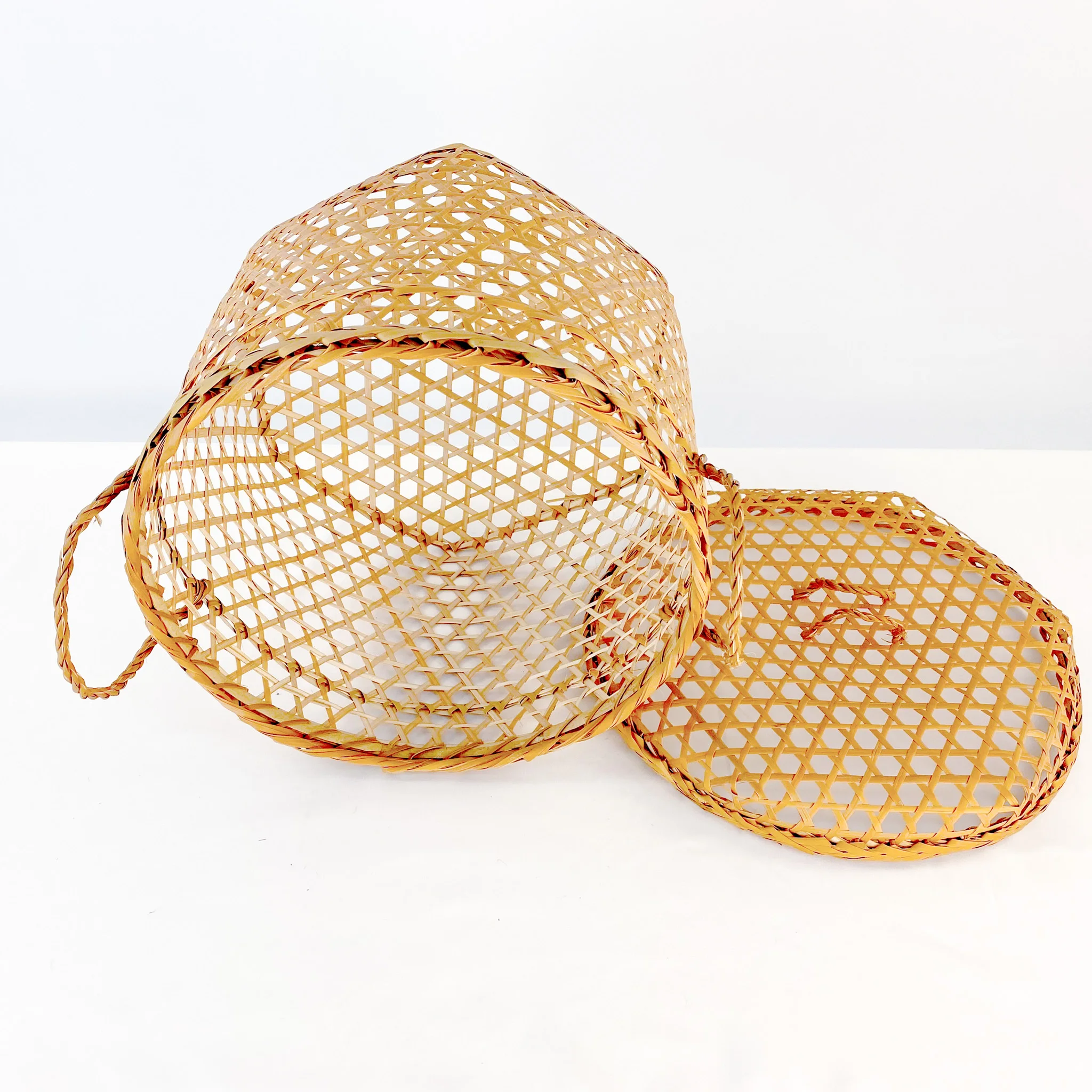 Innovation Product 2023 Handmade Woven Natural Storage Basket With Lid ...