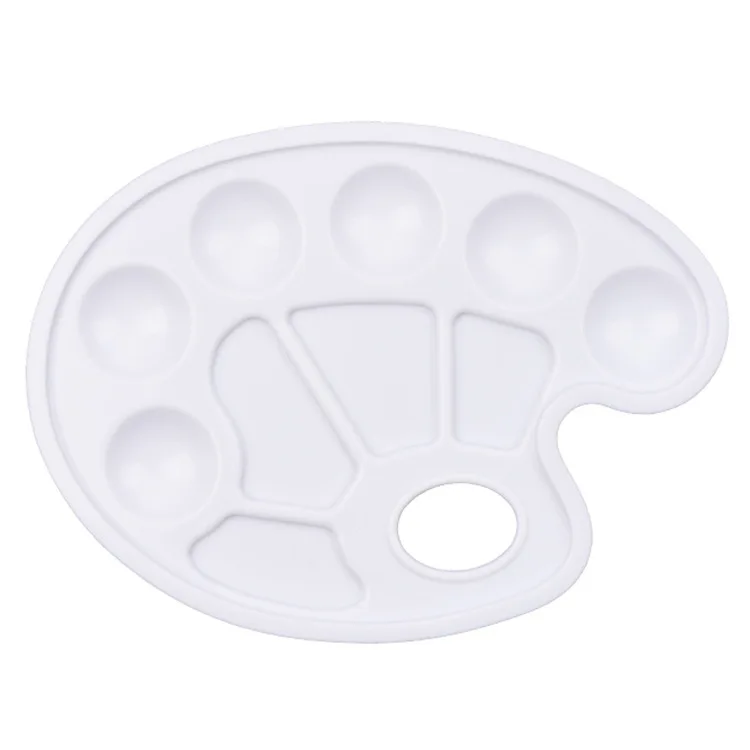 Art Paint Plastic Drawing Tray Color Palette For Oil Watercolour ...