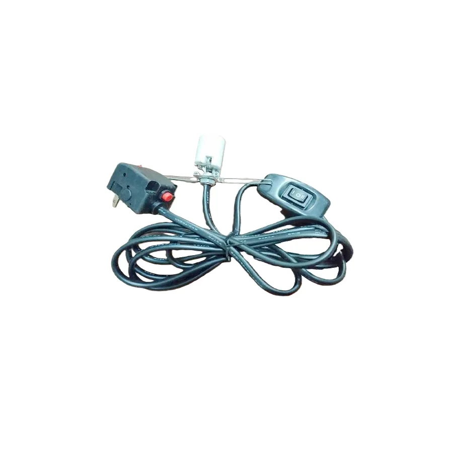 1-15p Power Plug Breaker With Triple Switch And E12 Porcelain Bulb ...