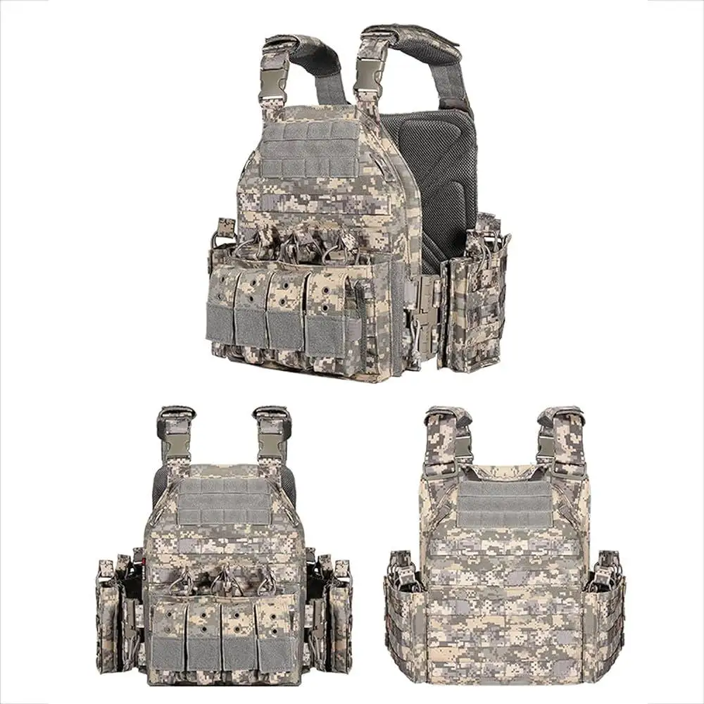 Wholesale Tactic Vest Plate Carrier Cordura Adjustable Multifunctional ...